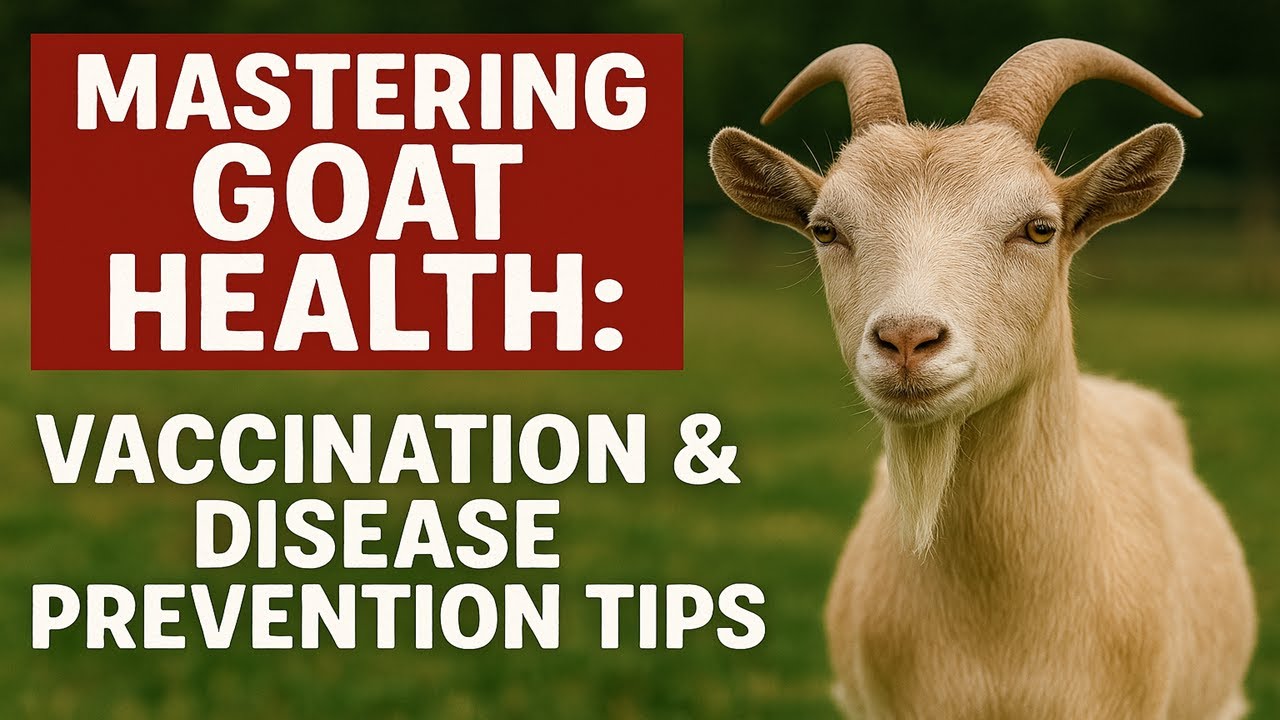 Mastering Goat Health: Vaccination & Disease Prevention Tips! - YouTube
