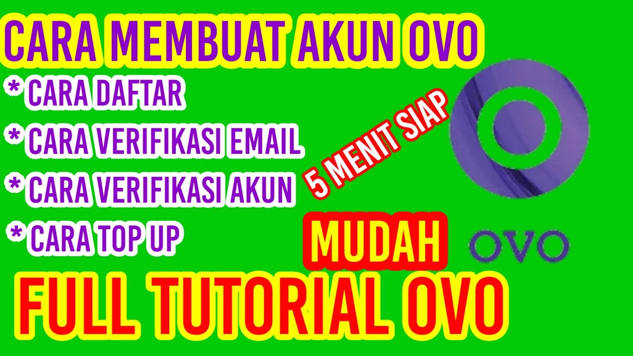 Cara Membuat E-Wallet OVO 2021 Lengkap Cara Top Up Ovo_Full Tutorial ...