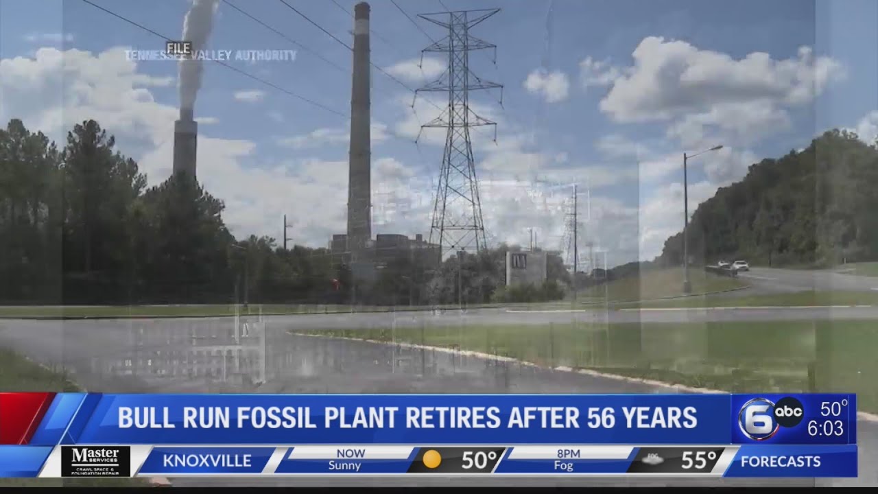 Bull Run Fossil Plant retires after 56 years - YouTube