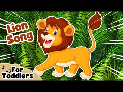The Lion Song 🦁 Learning Songs For Kids | Toddler & Baby Songs - Miss ...