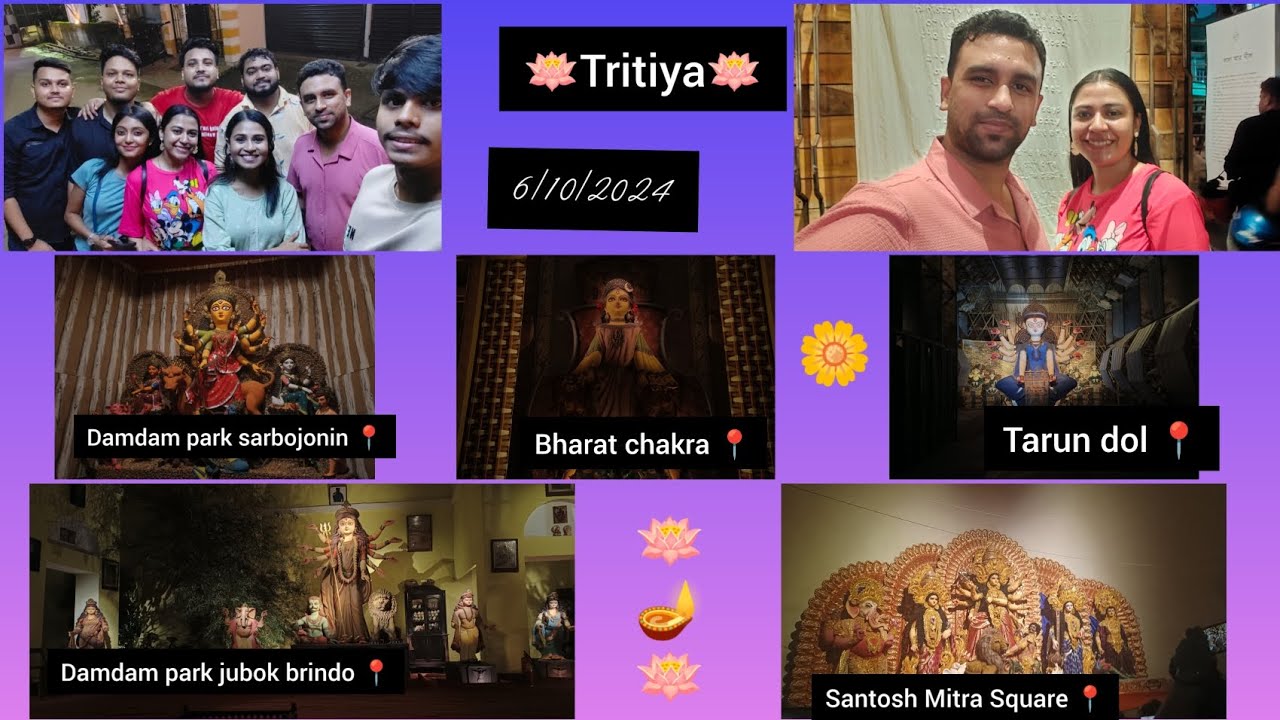 Tritiya vlog🪷 part-2🥁 Takhur dekhte giea ar khabar pelam na 😭 Durga Puja'2k24 ️ - YouTube
