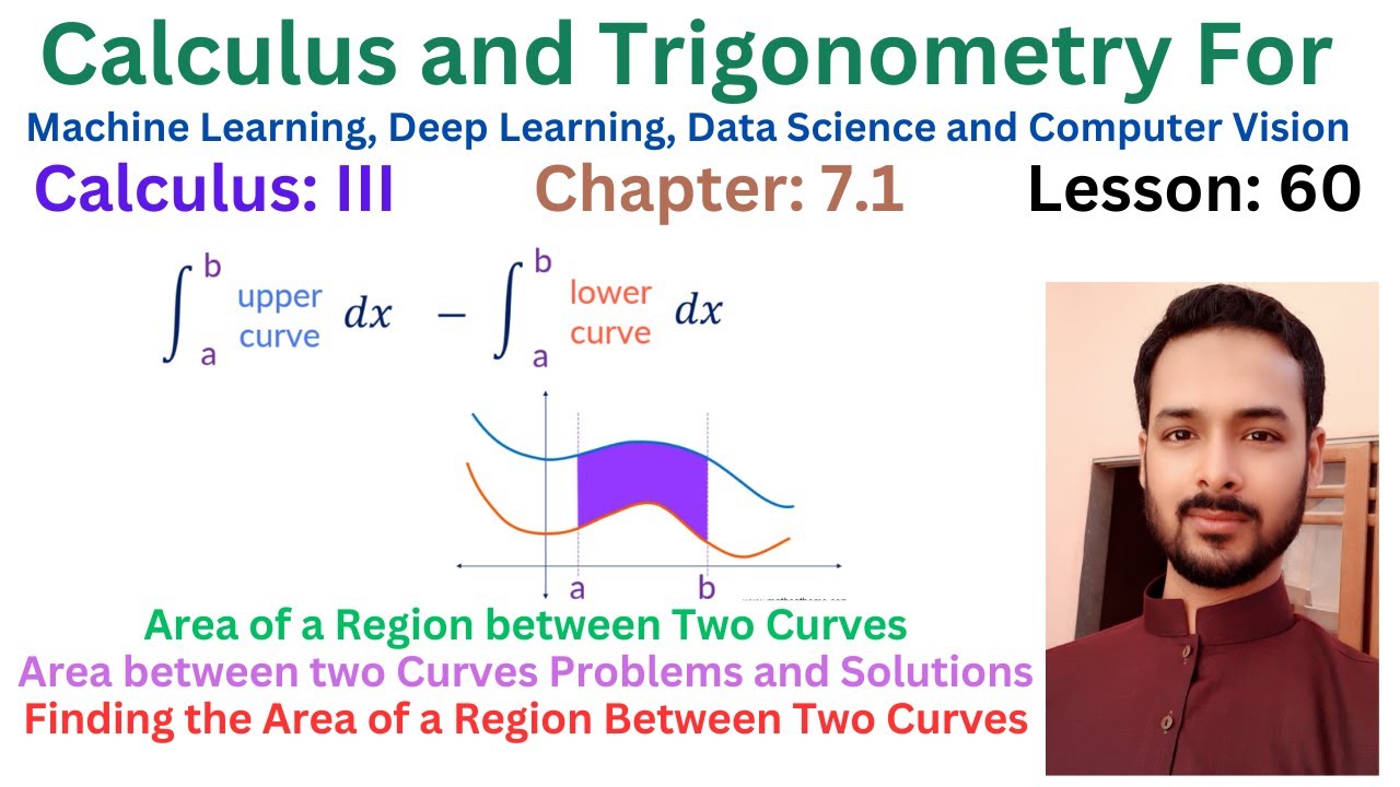 Lesson 60: Area of a Region between Two Curves - YouTube