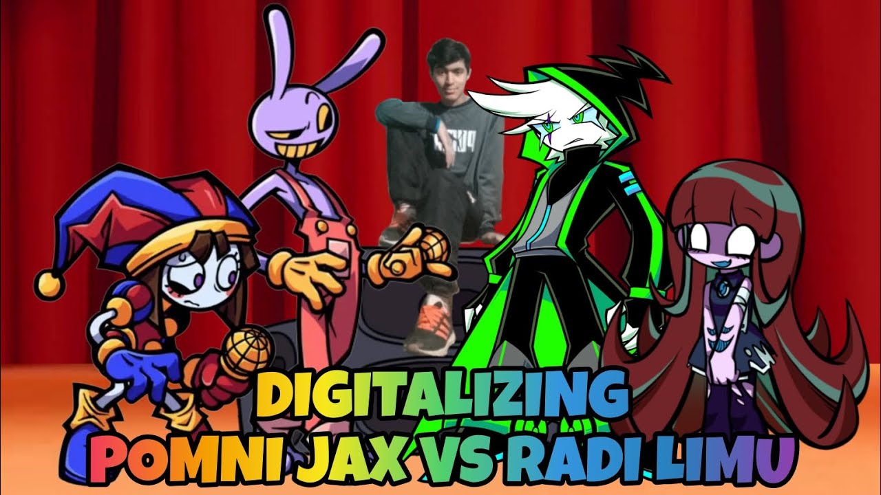 Digitalizing(Pomni X Jax Vs Radi X Limu)🎵🎶 - YouTube
