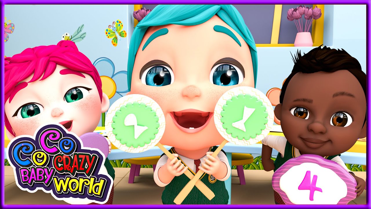 Toddler Number Chorus - Kids songs - Nursery Rhymes - Coco Baby Crazy ...