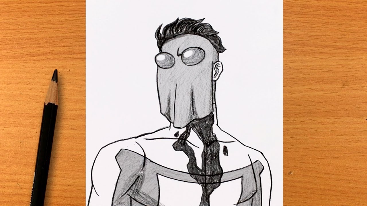 How to draw Shiesty Mark from Invincible! Easy Draiwng - YouTube