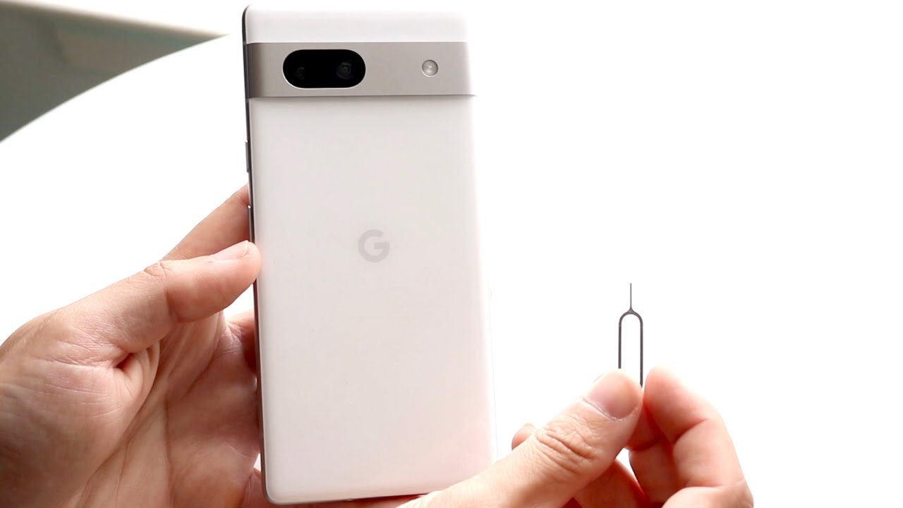 How To Insert Sim Card On Google Pixel 7A! - YouTube