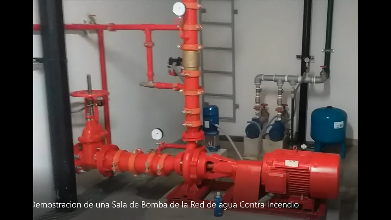 Como es una Sala de Bomba de la Red de Agua Contra Incendio - YouTube