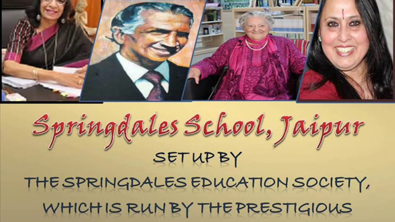 Welcome to Springdales School,Jaipur - YouTube