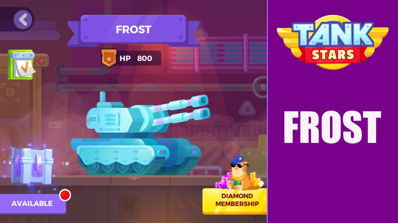 Frost tank | choose frost tank and play | Tank Stars gameplay | android ...