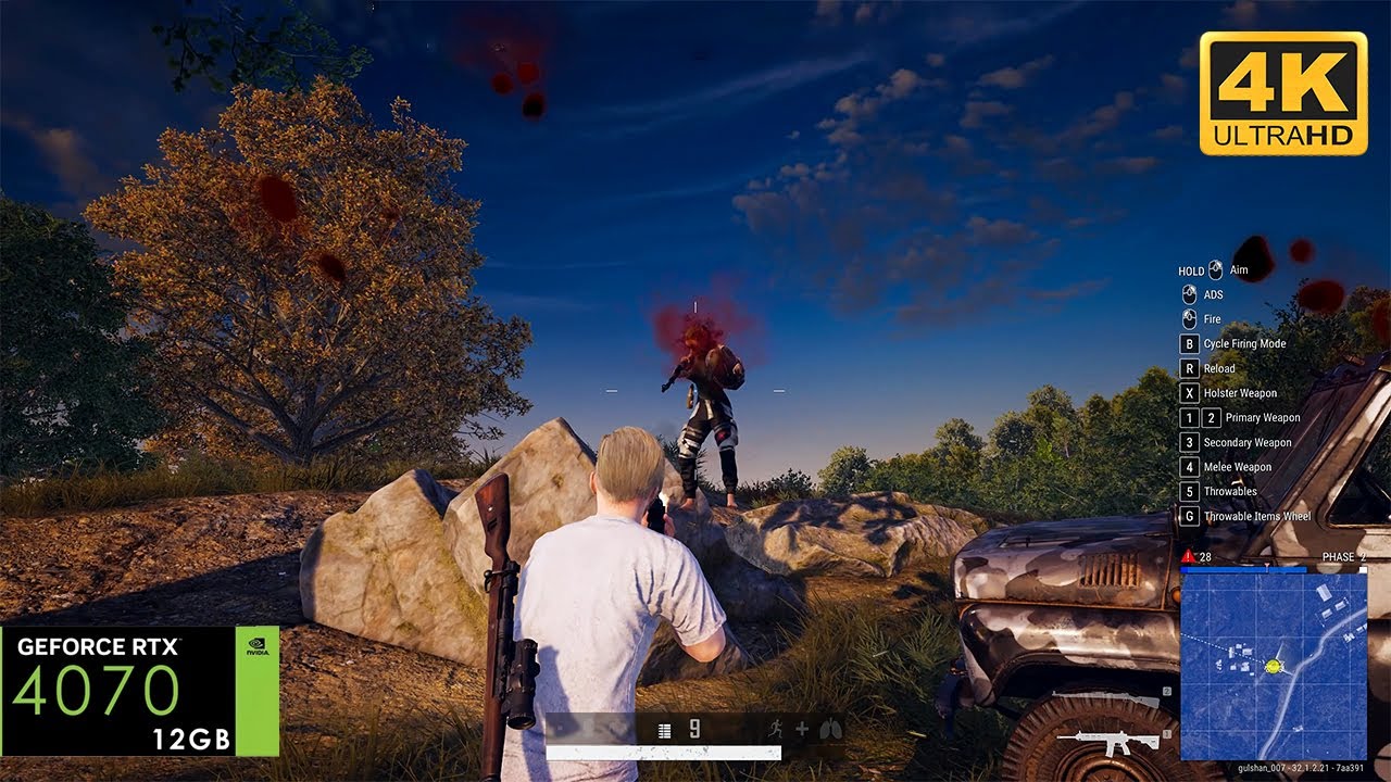 PUBG PC | RTX 4070 12GB |4K Ultra Graphics - YouTube