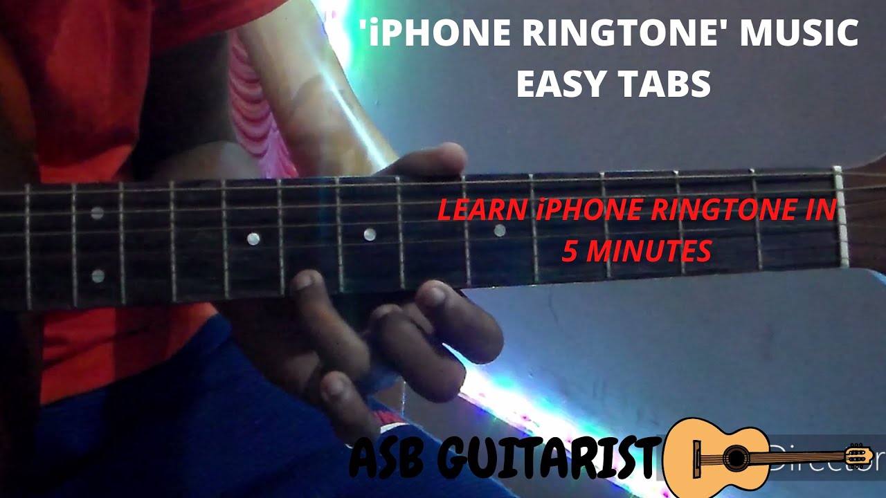 "iPhone Ringtone" | Guitar Easy Tabs | ASB Guitarist - YouTube