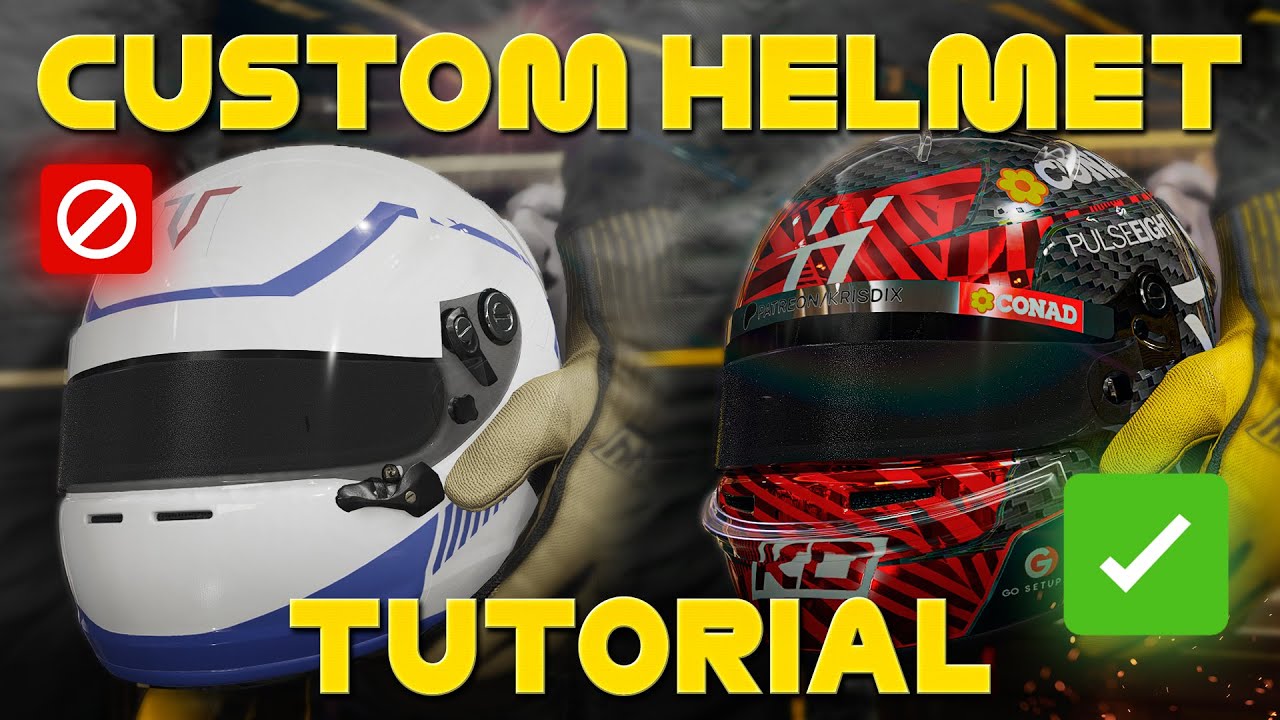 F1 25 | CUSTOM HELMET TUTORIAL!!! - YouTube