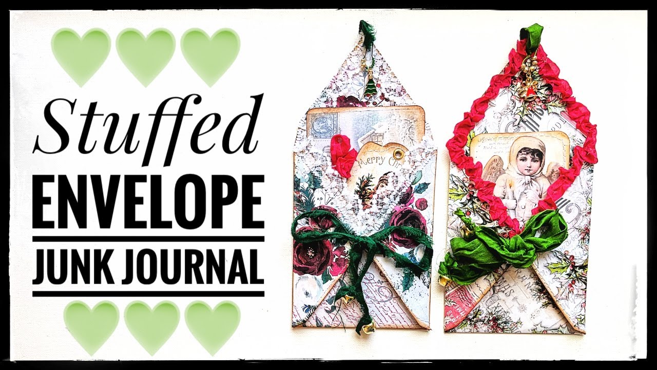 Stuffed Envelope - Junk Journal - YouTube