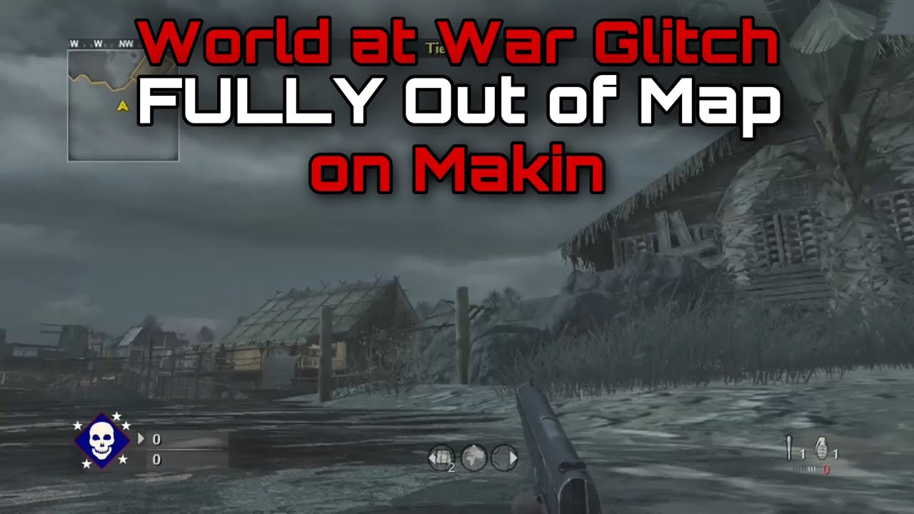 World at War Glitch: FULLY OUT OF MAP ON MAKIN AFTER PATCH 13 YEARS ...
