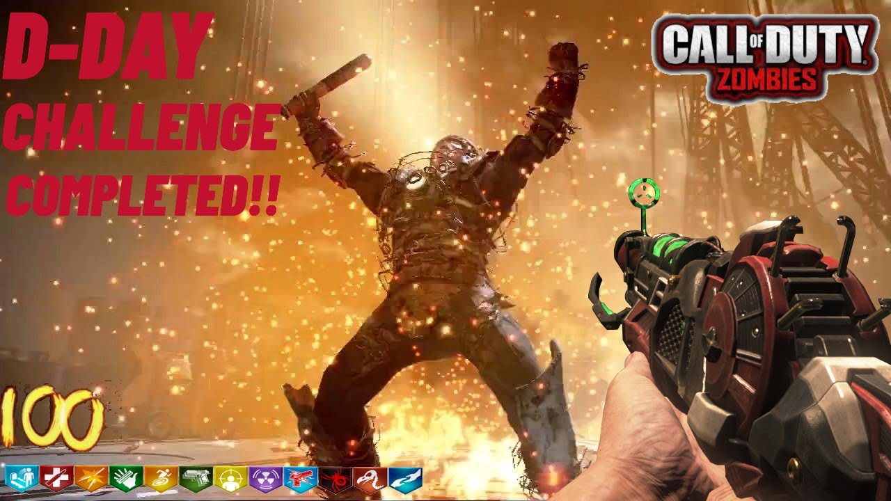 D-Day ZOMBIES Challenge!!- Black Ops 3 Custom Zombies Map - YouTube