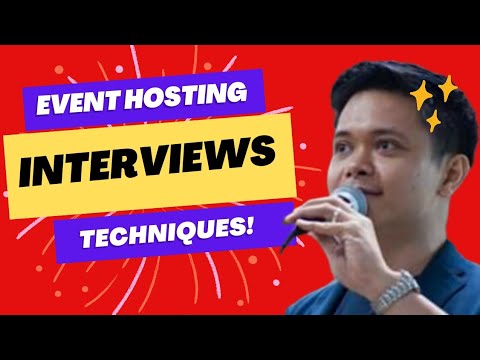How To Interview People On Stage - YouTube