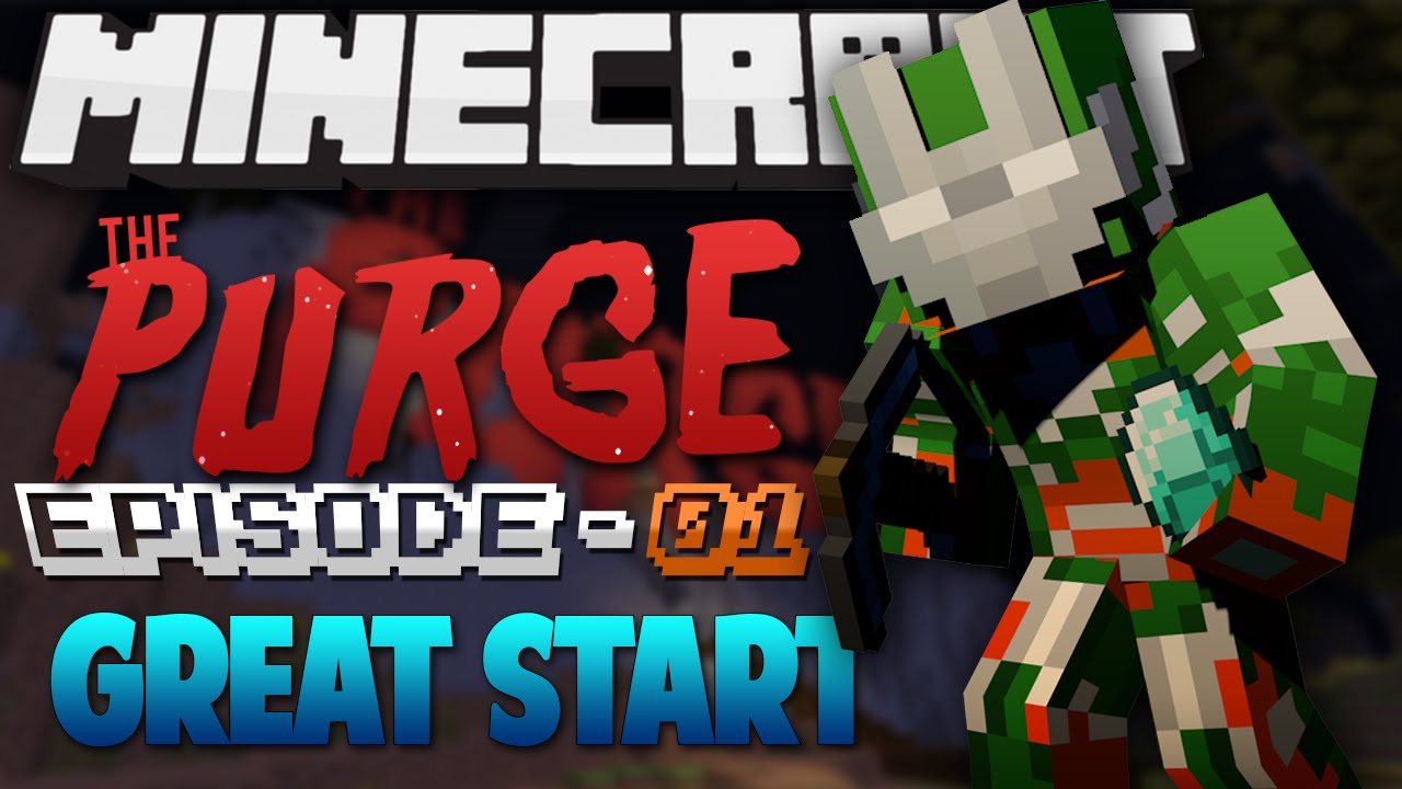 Minecraft The Purge SMP - Episode 1 - GREAT START! - YouTube