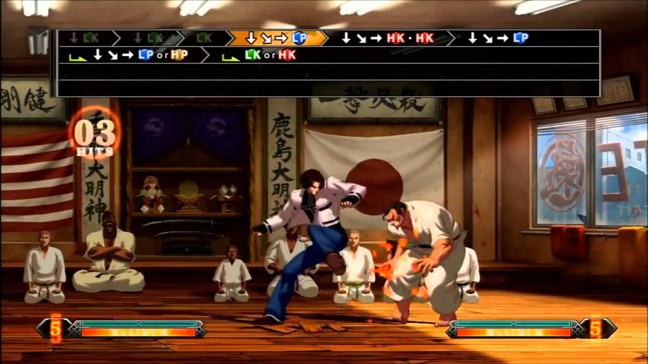 THE KING OF FIGHTERS XIII - DLC EX Kyo Mission Trials - YouTube