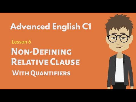 Advanced English Conversation #6 Relative Clause with Quantifiers - YouTube