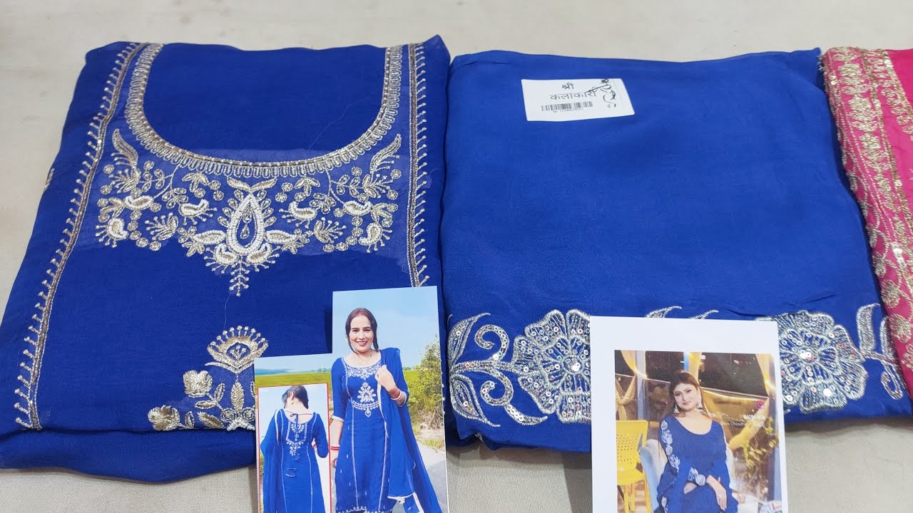 boutique style suit 💙💙 royal blue color 👌🥰👌♥️ pari rani suit collection ...