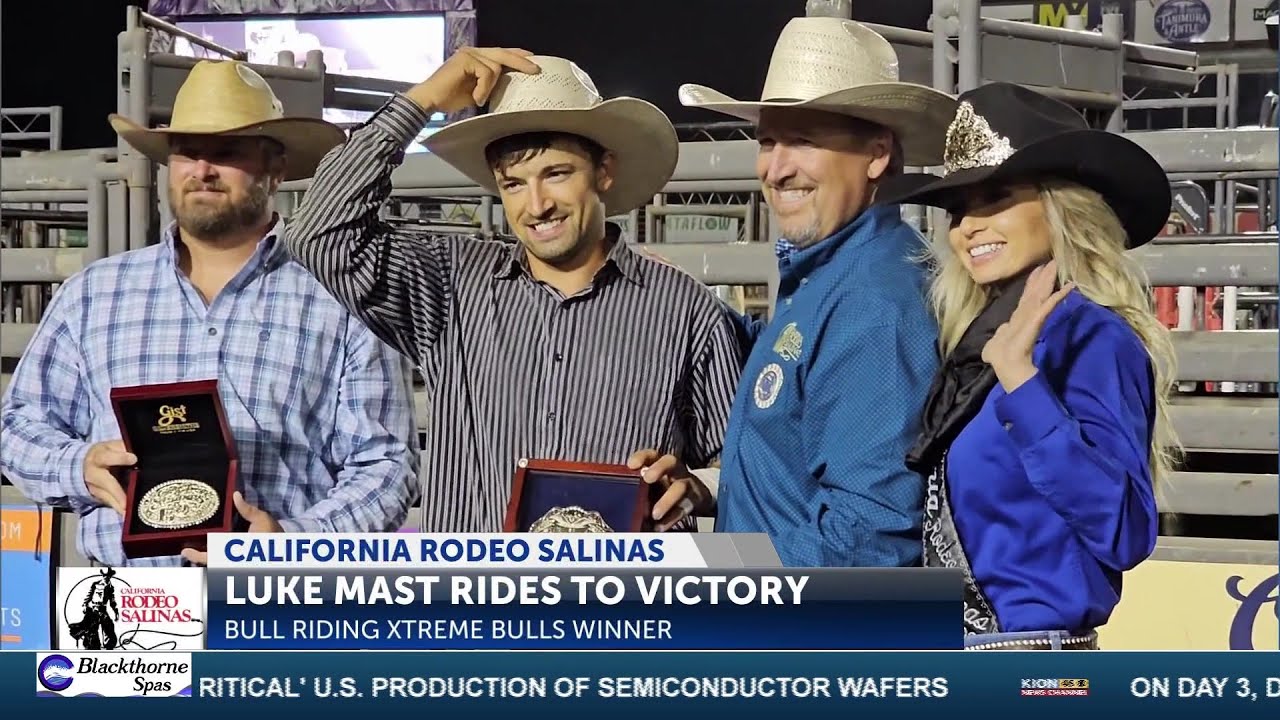 Luke Mast named Big Week Bull Riding Xtreme Bulls Champion - YouTube