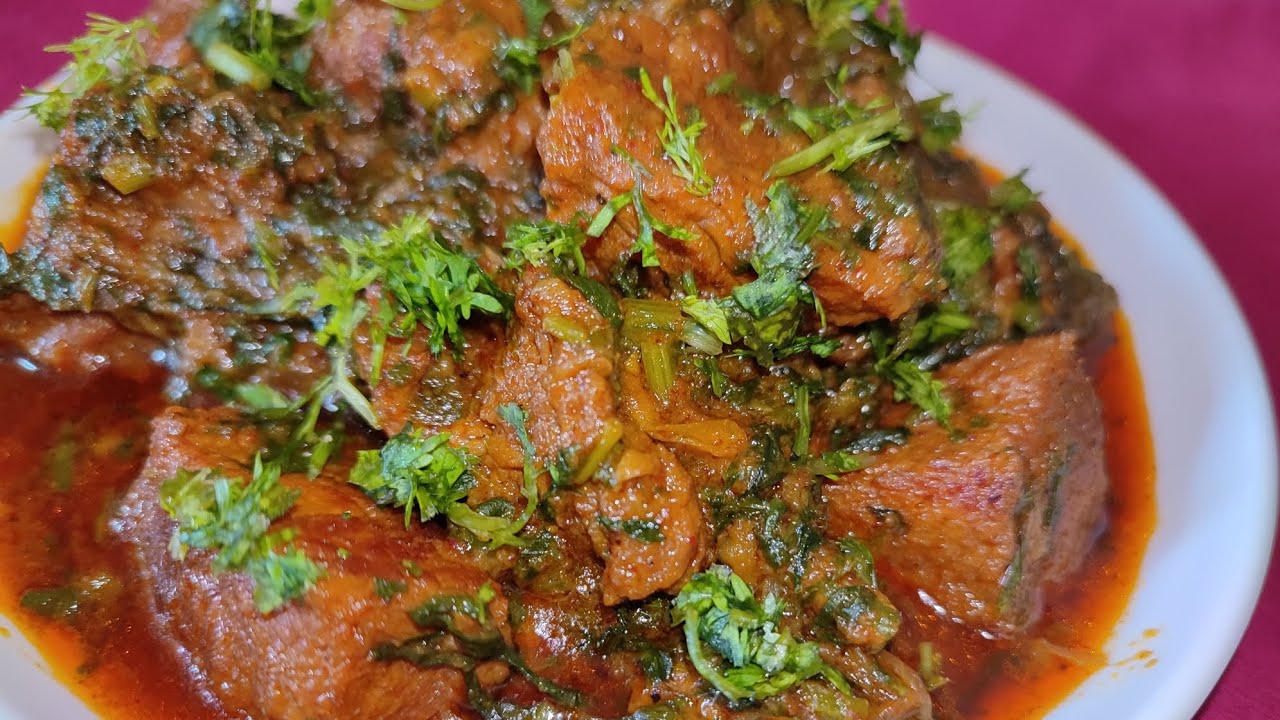 Hyderabadi Famous Healthy & Tasty Palak Gosht Recipe|Mutton Palak ...