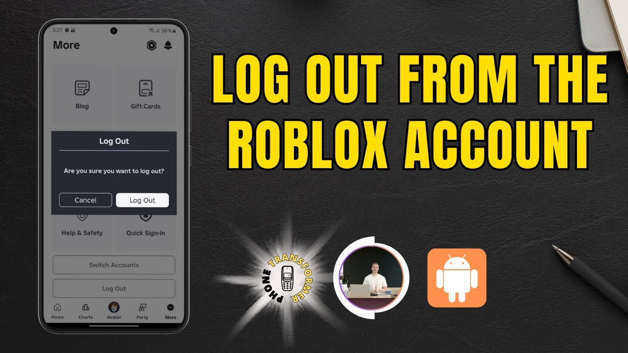 How to Log Out from the Roblox Account - Full Guide - YouTube
