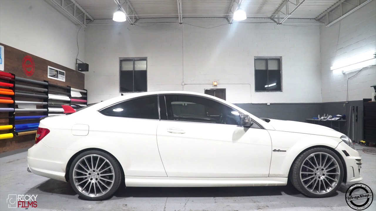 C63 AMG - Purple Diamond Wrap - YouTube
