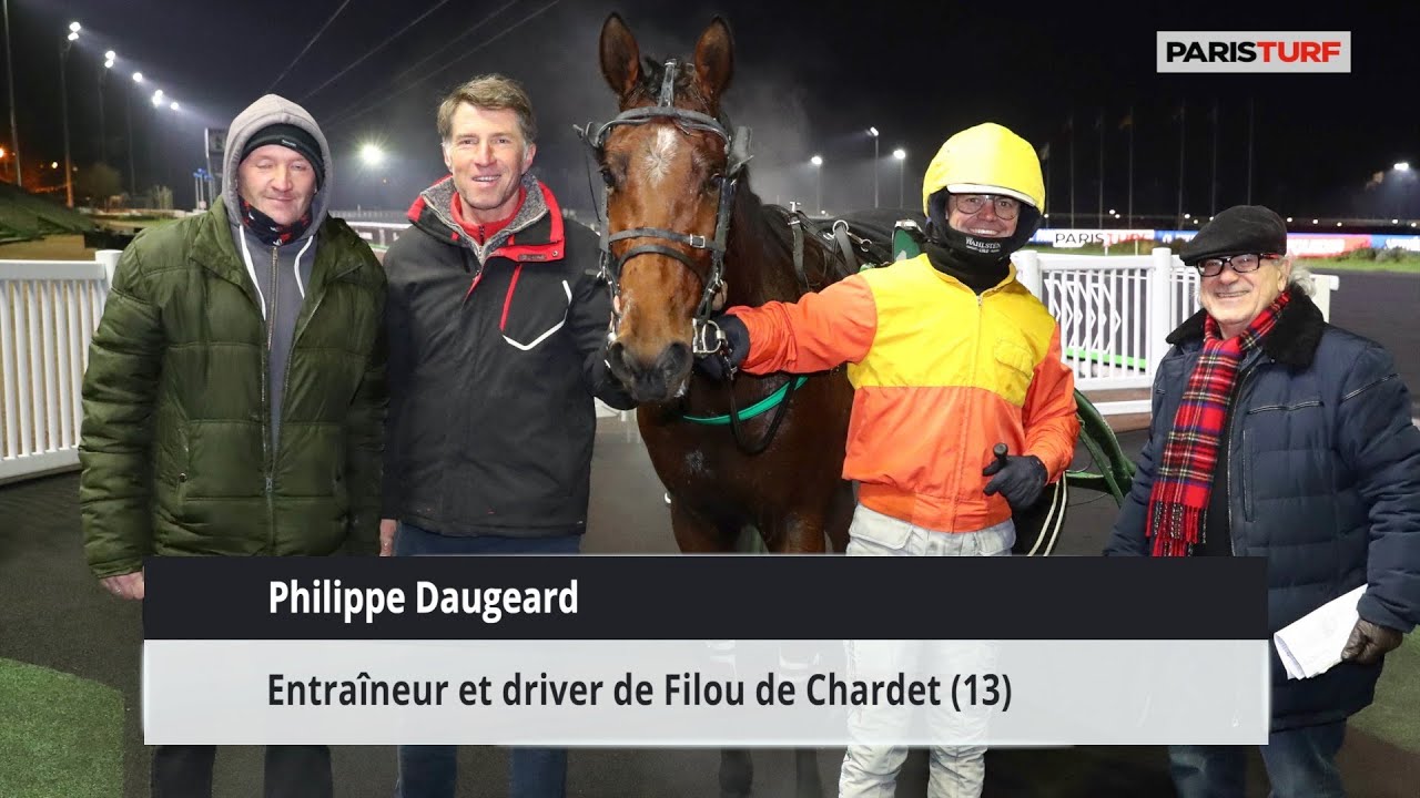 Philippe Daugeard, entraîneur et driver de Filou de Chardet (28/06 à ...