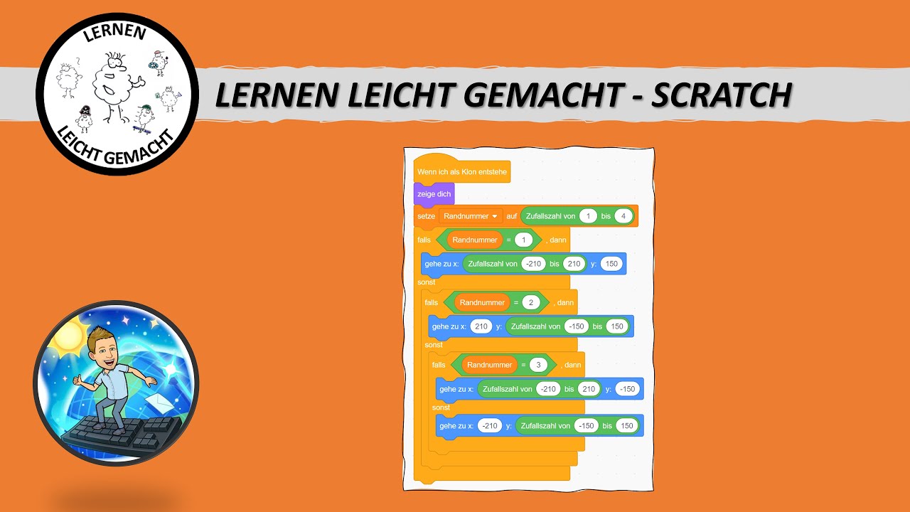 Verschachtelung Falls-Dann-Sonst-Block in Scratch - YouTube