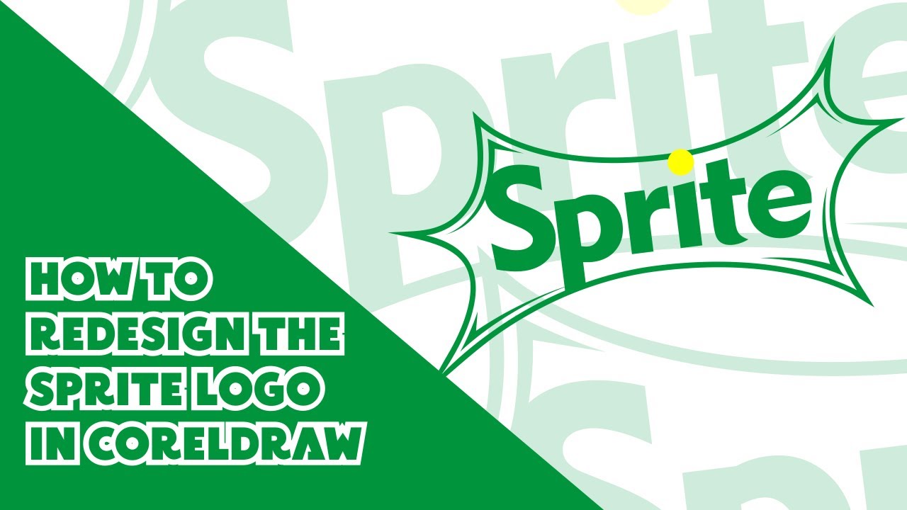 HOW TO REDESIGN THE SPRITE LOGO IN CORELDRAW BANYU OFFICIAL - YouTube