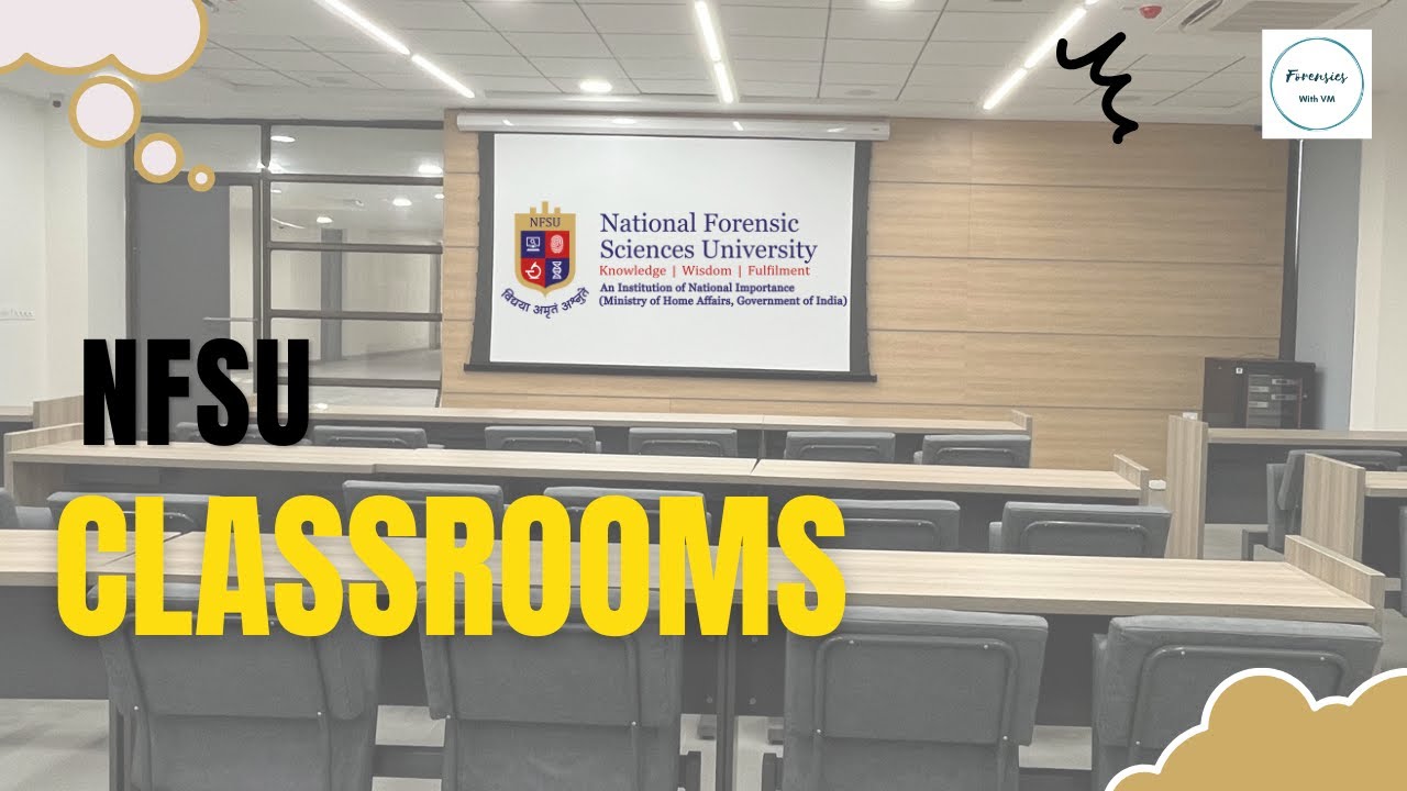NFSU Classroom || Auditorium||Classrooms || Gandhinagar campus - YouTube
