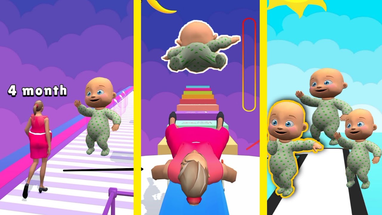 Pregnant Run 3D 💑🤰👶 Gameplay All Levels Walkthrough iOS,Android New ...