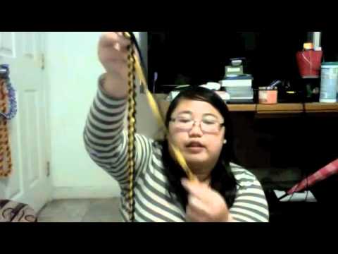 Simple Lei Making Tutorial (2 Ribbons) - YouTube