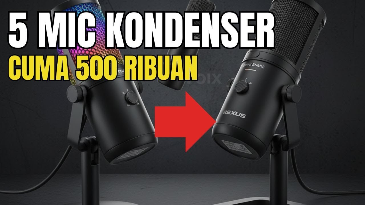 5 Rekomendasi MIC CONDENSER 500 Ribuan Terbaik! Voice Over, Podcast ...
