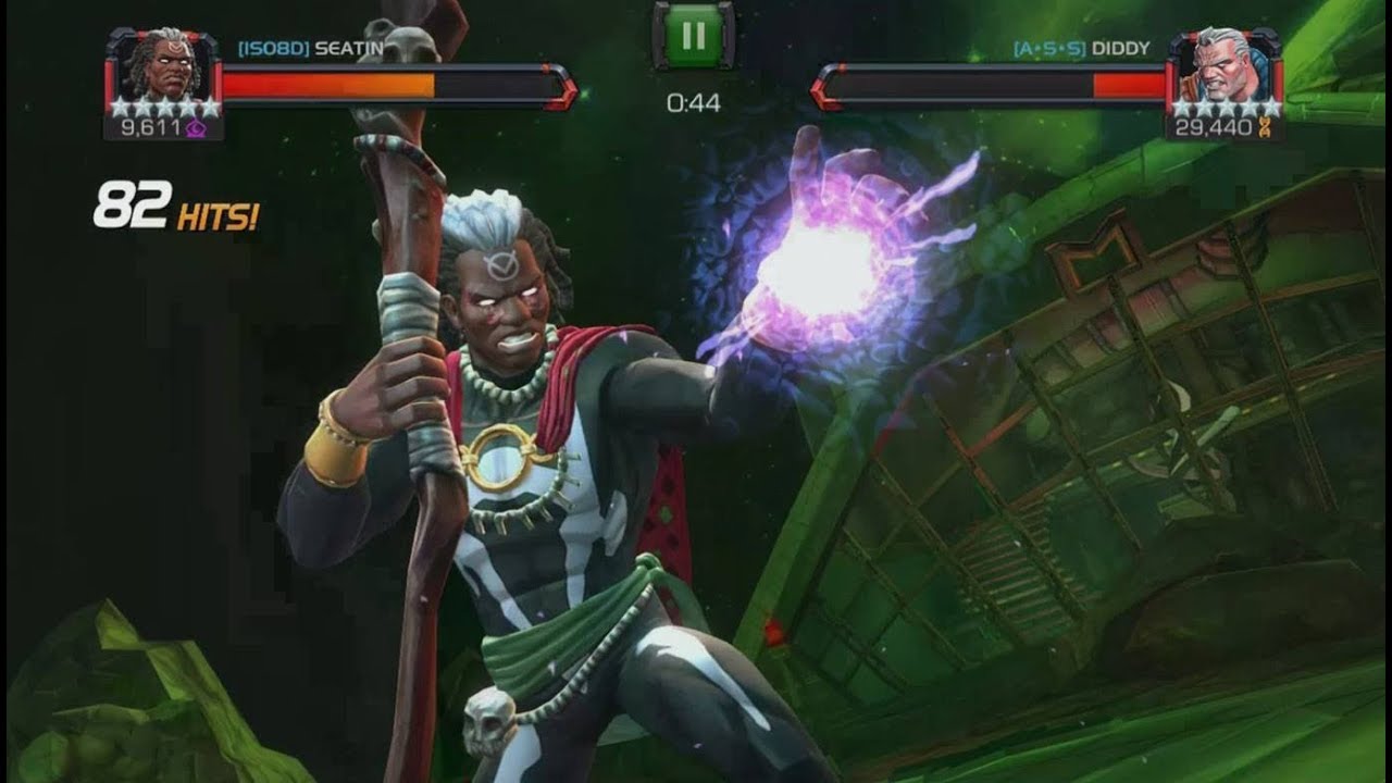 Voodoo Beastmode - Alliance War Gameplay /w Commentary - Marvel Contest ...