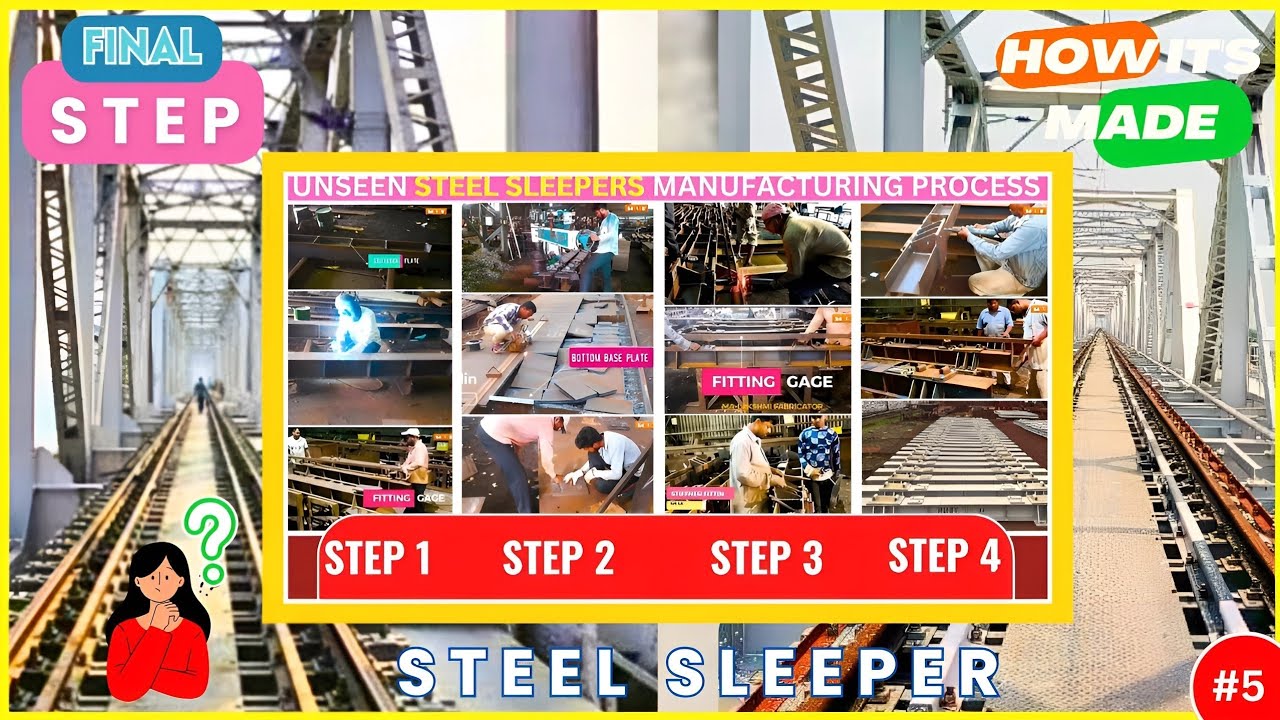 Final Process of Steel Sleepers Project| fabrication project - YouTube