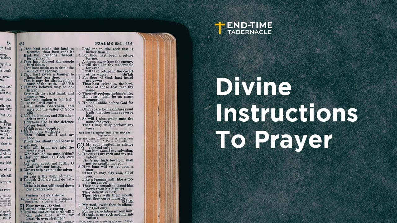 Divine Instructions To Prayer (Part 7) || Bro. Emmanuel Bortier || 13 ...
