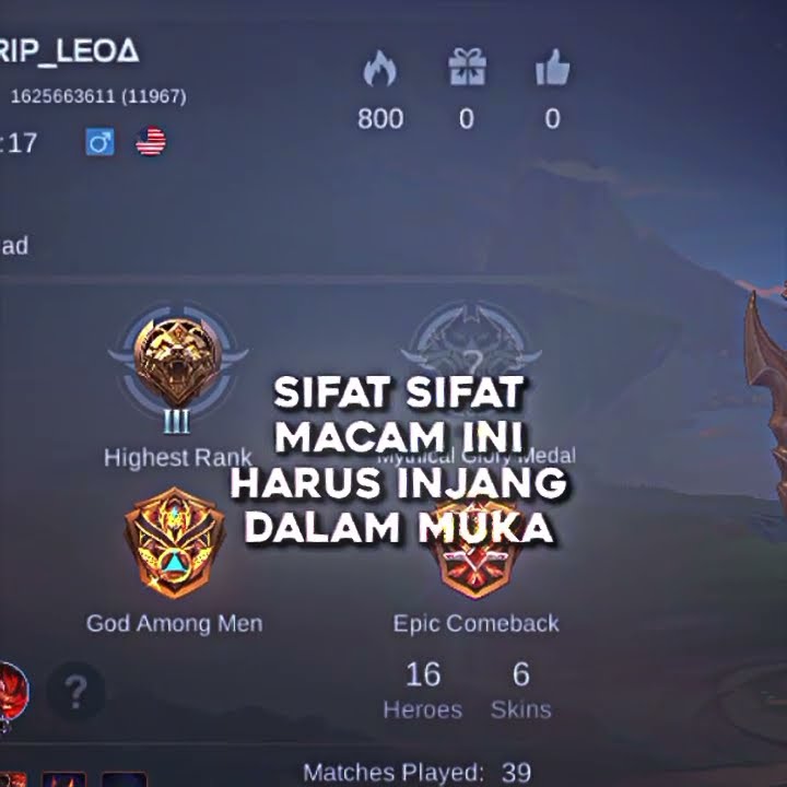 normal mlbb edit :) - YouTube