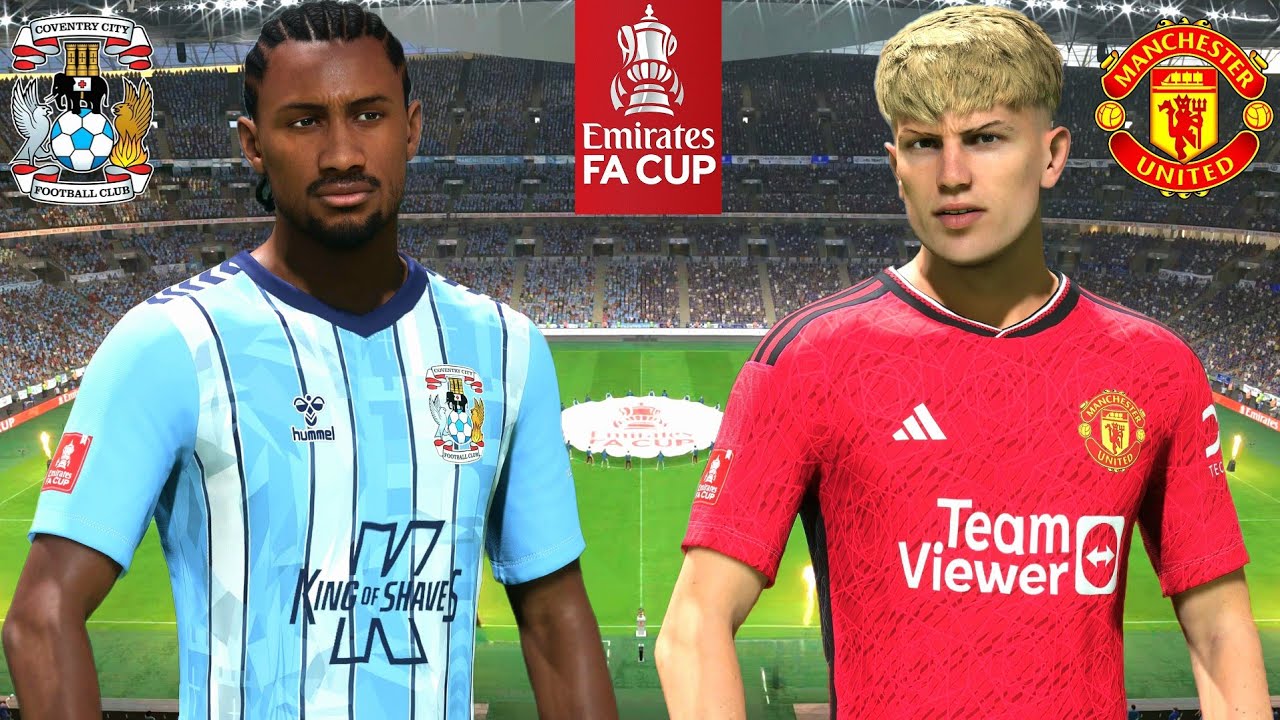 EA FC 24 - Coventry City vs. Manchester United - Garnacho Mainoo - FA ...