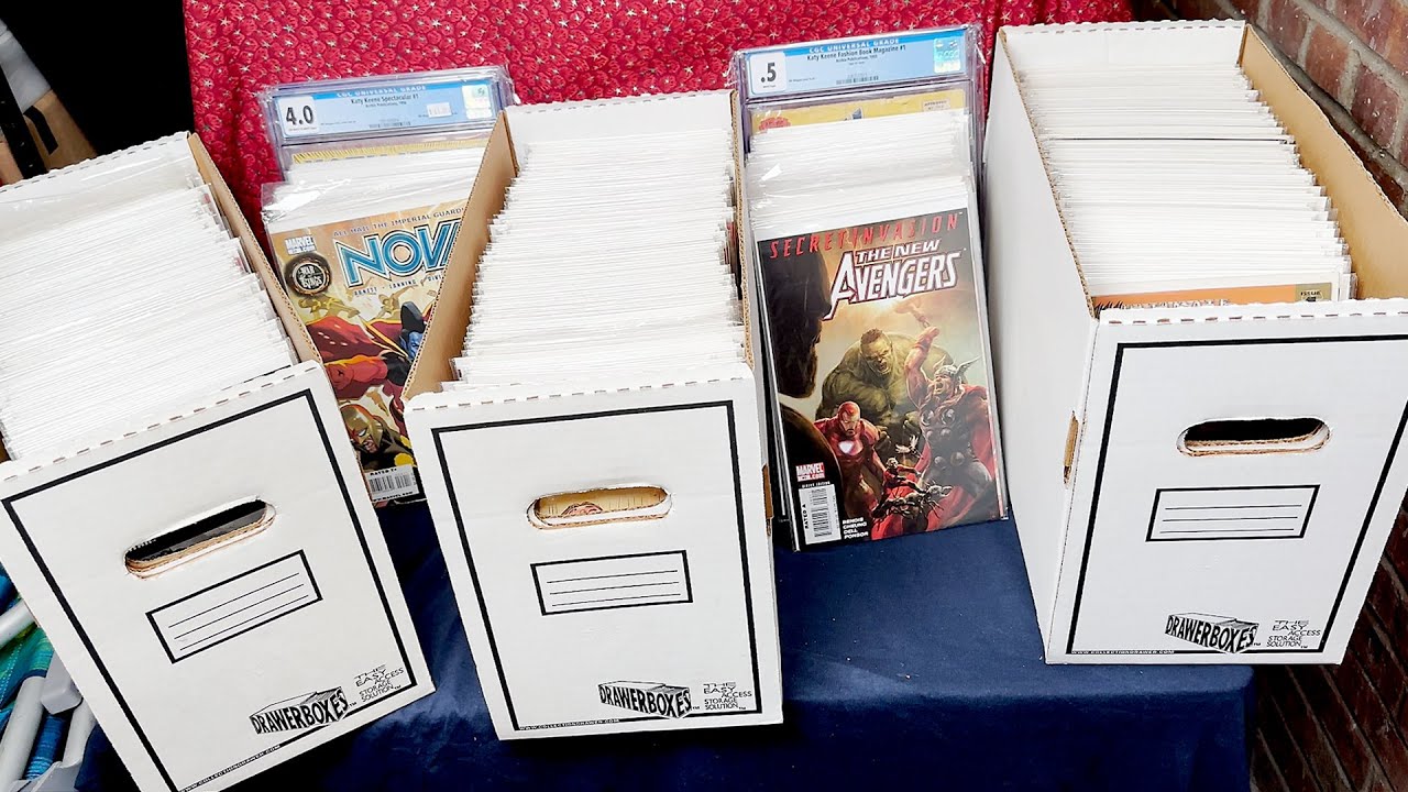 My Epic Comic Book Haul: 1200 Books for $563! - YouTube