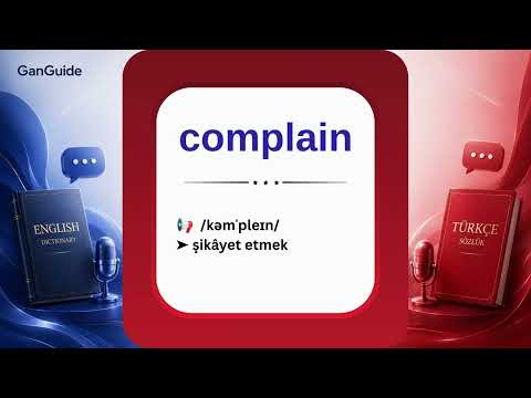 A2 İngilizce Kelimeler – C Harfi | Pronunciation ve Türkçe Anlamları