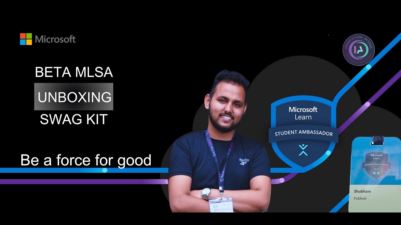 Unboxing Beta Microsoft Learn Student Ambassador Swag Kit | MLSA - YouTube