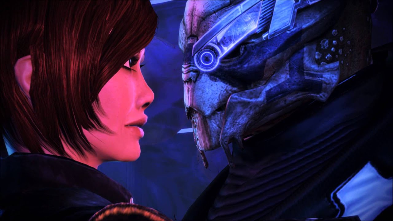 Shepard and Garrus (romance) tango [Citadel DLC] - YouTube