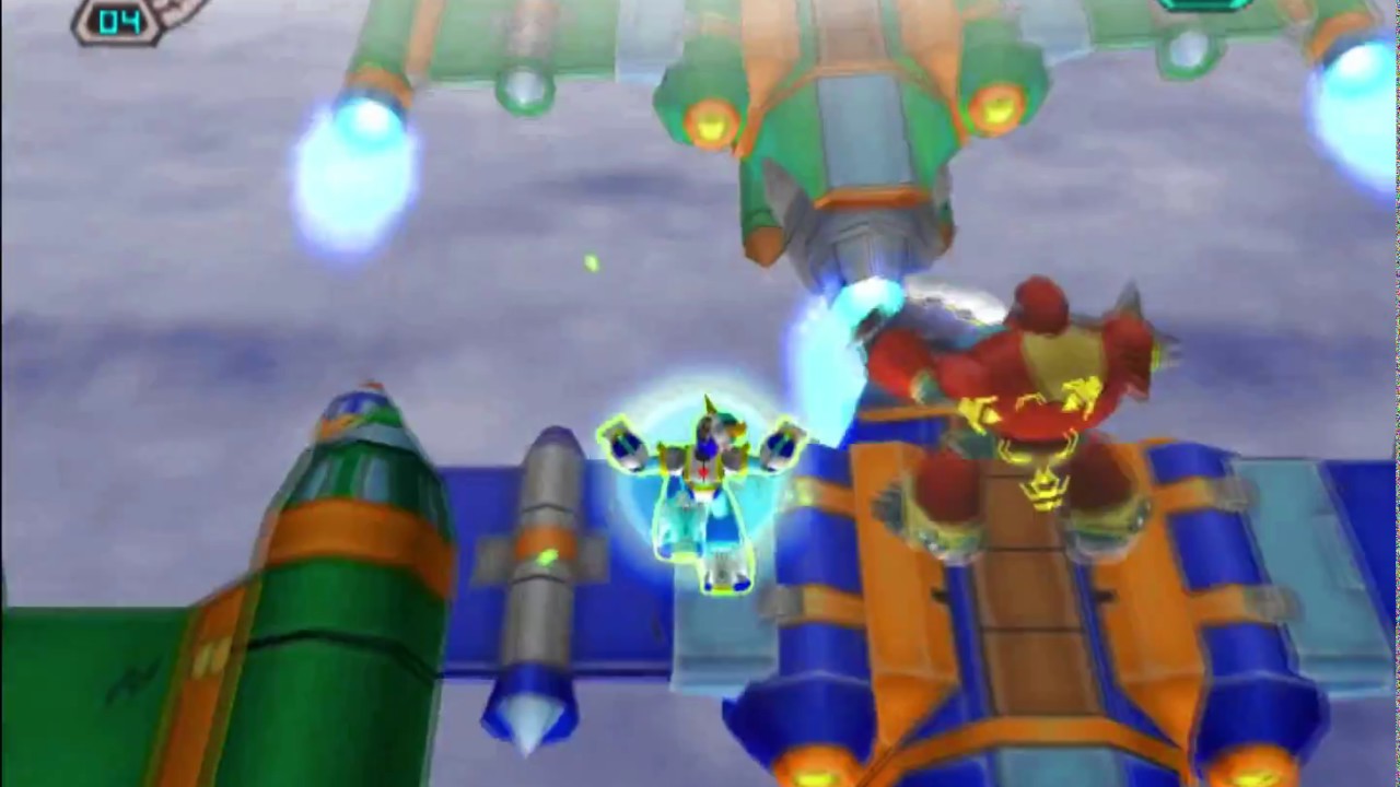 Megaman X7 (Glide Armor) - "Air Forces" Stage [No Boss - No Damage ...