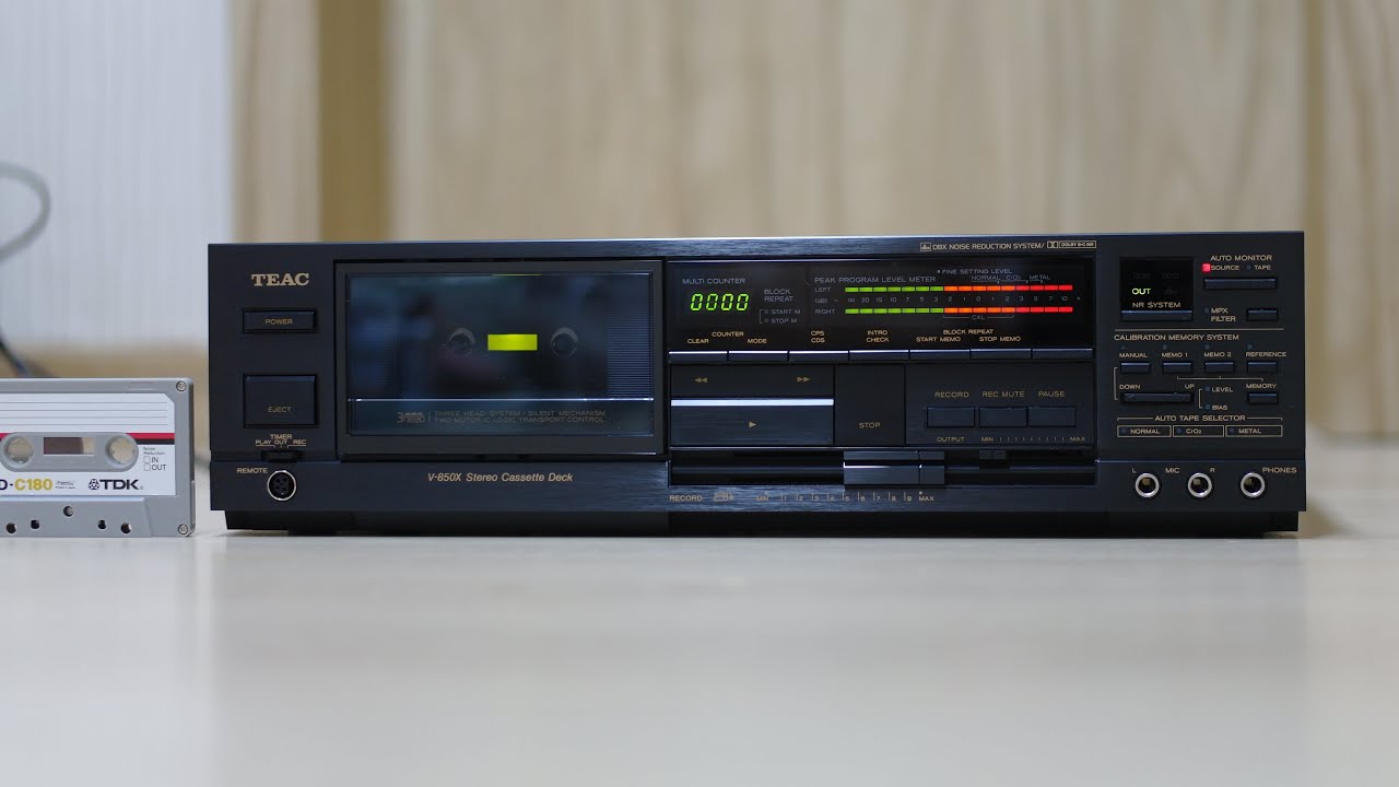 TEAC V-850X Cassette Deck(1985) ,Brand New! “0” hours! /I Don’t Know ...