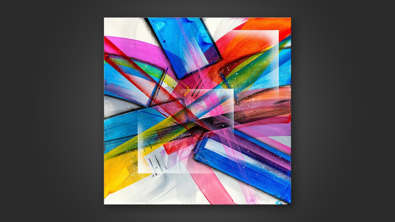 Intuitive Abstract Art Painting Demo With Acrylic Paint | Nativitatis ...