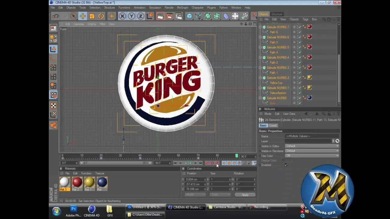 Speed Art // Burger King Animation - YouTube