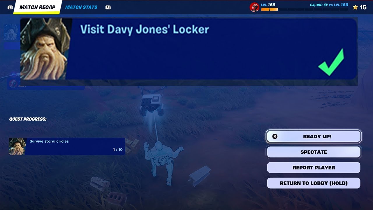 How to EASILY Visit Davy Jones Locker in Fortnite locations Quest! - YouTube