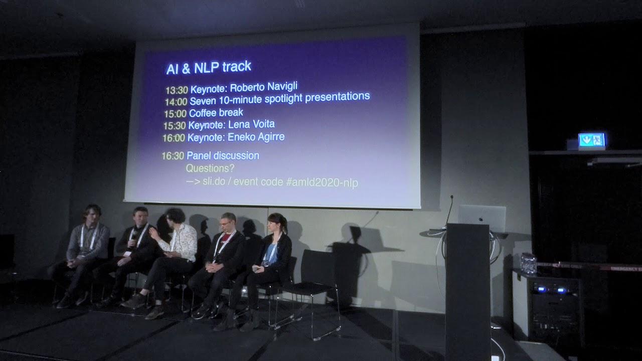 Discussion | AI & NLP | Roberto Navigli, Lena Voita, Eneko Agirre ...
